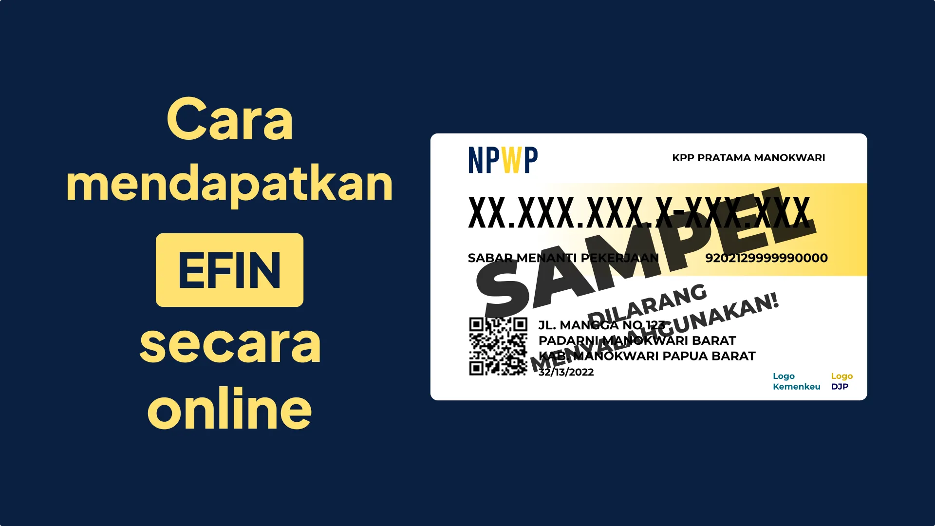 Cara mendapatkan EFIN online dan daftar E-Filing pajak - BP Blog